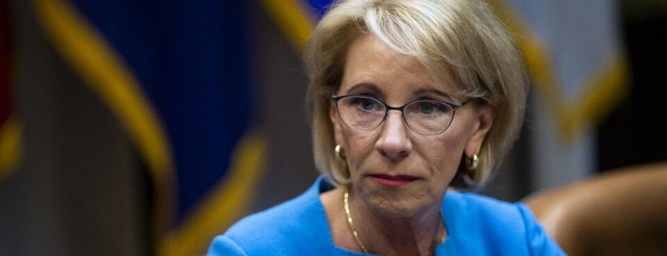 Education Secretary Betsy DeVos